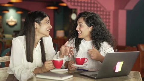 Two Indian business girl presentation ho... | Stock Video | Pond5