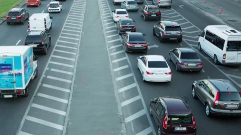 Two Lanes Movement Stock Videos – Royalty-Free HD & 4K Videos