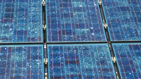 Two large Solar Panels On Rooftop - Slow... | Stock Video | Pond5