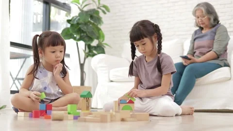 Two Girls Grandma Stock Videos – Royalty-Free HD & 4K Videos | Pond5