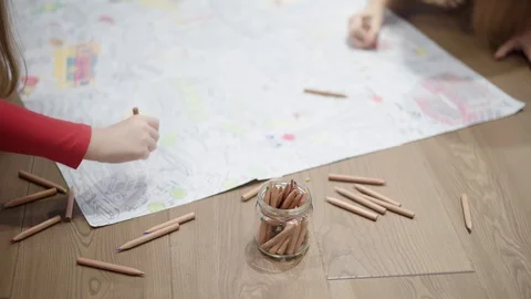 Large Coloring Sheets Stock Videos – Royalty-Free HD & 4K Videos