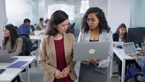 Two Office Girl Stock Videos – Royalty-Free HD & 4K Videos | Page 6