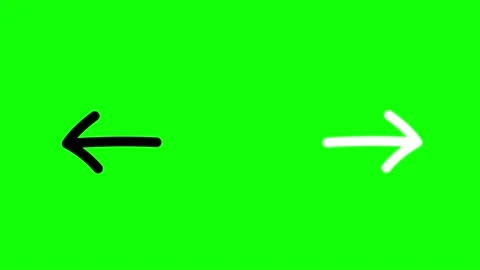 Two opposite isolated black and white ar... | Stock Video | Pond5