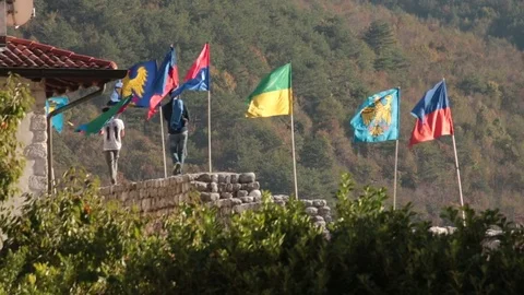 Two People Flags Stock Videos – Royalty-Free HD & 4K Videos | Pond5