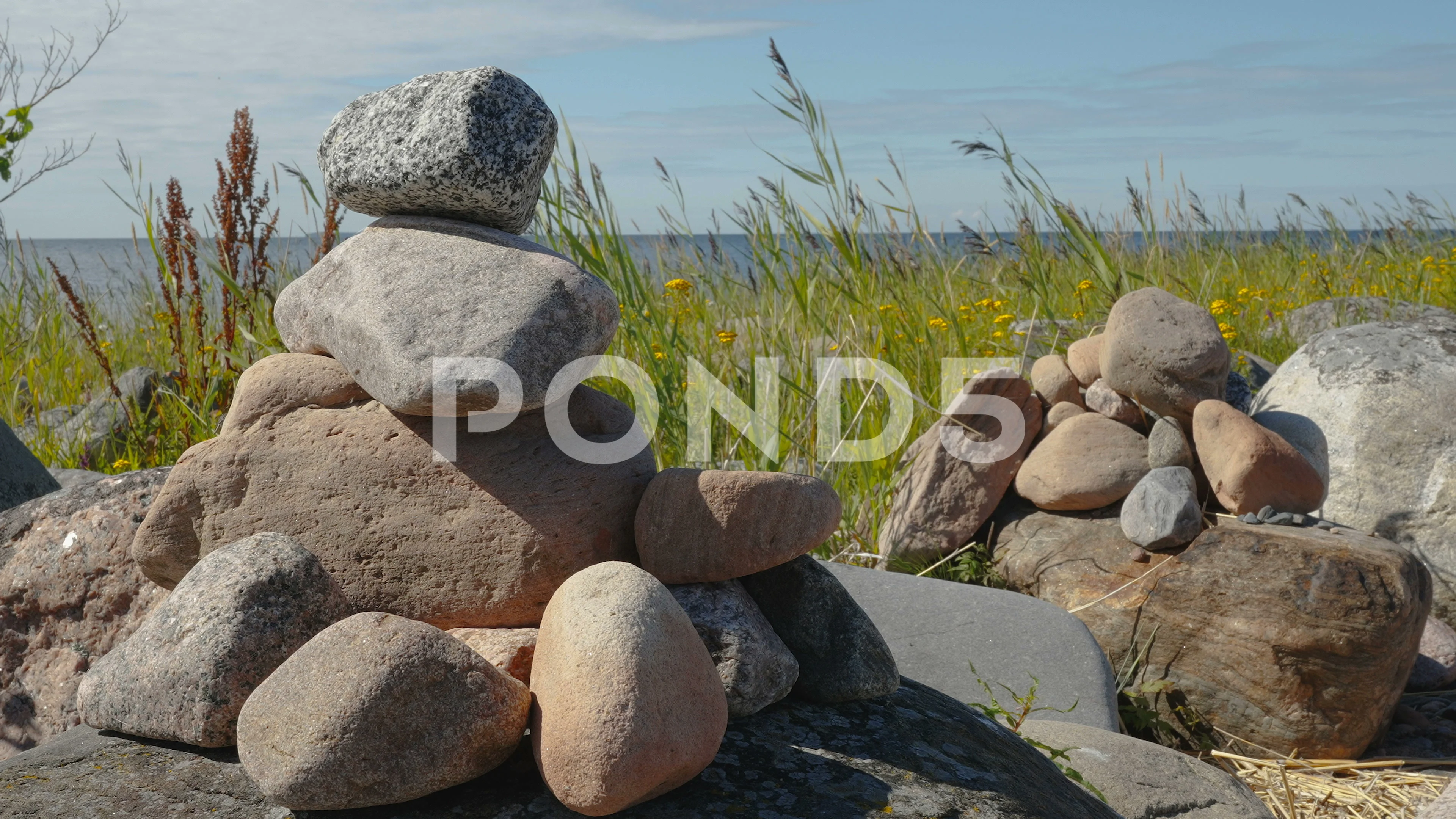 Big Rocks In A Pile