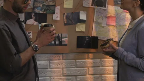 Police Eating Donut Stock Footage ~ Royalty Free Stock Videos | Pond5