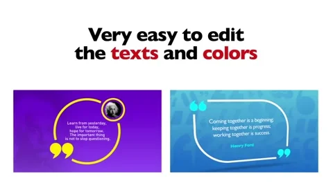 Two Quotes Animation ~ After Effects Template #55622979