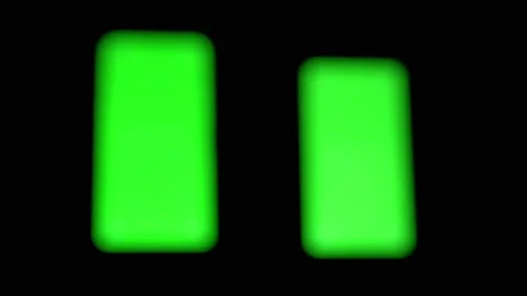 Two Smartphones with a Green Screen, Chr... | Stock Video | Pond5