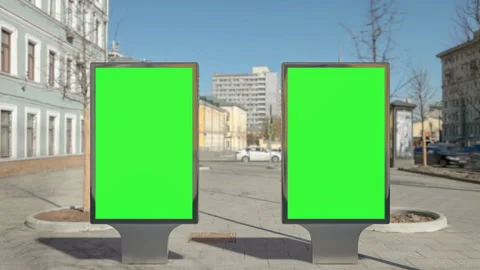Street Billboard Vertical Stock Videos – Royalty-Free HD & 4K Videos ...