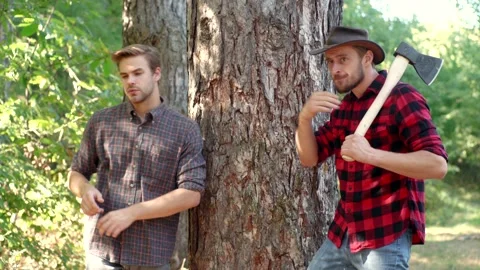 Lumberjacks Stock Video Footage | Royalty Free Lumberjacks Videos | Pond5