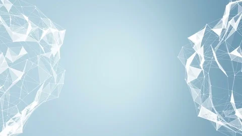 Two transformable spheres on the sides o... | Stock Video | Pond5