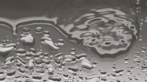 Two water drops drip on big one splashin... | Stock Video | Pond5