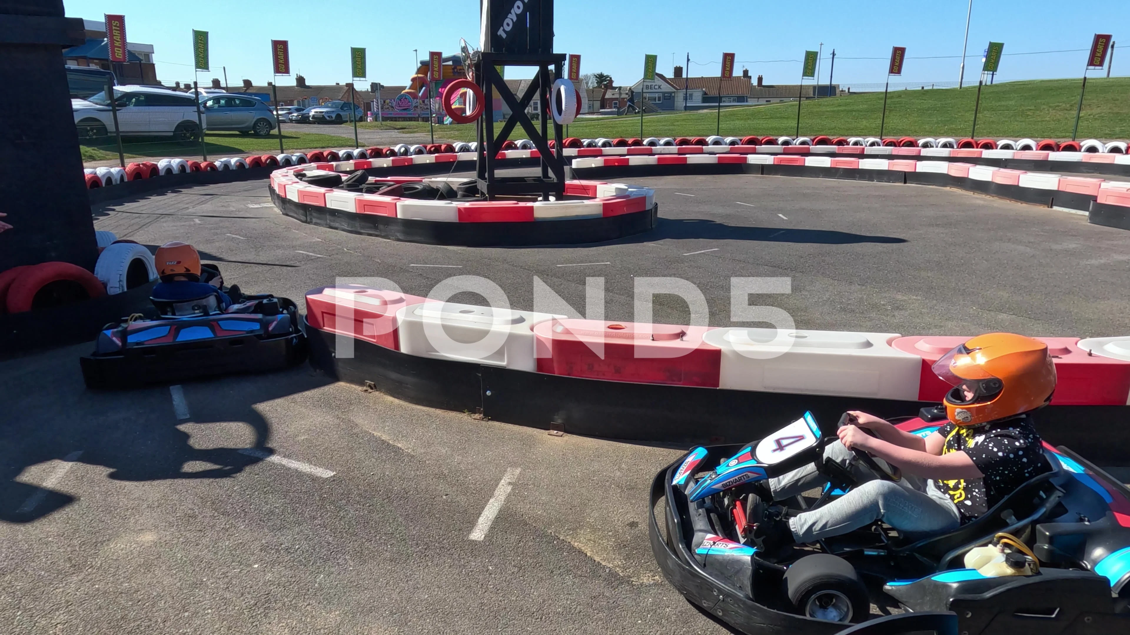 Go Kart Racing Crash