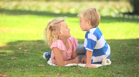 Two Kids Talking Stock Video Footage | Royalty Free Two Kids Talking ...