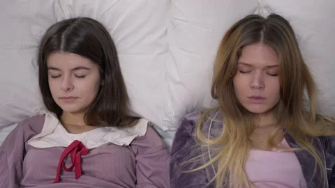 Two Women Sleeping Stock Videos – Royalty-Free HD & 4K Videos | Pond5