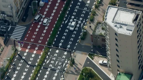 Typical Downtown Tokyo Japan Boulevard W... | Stock Video | Pond5