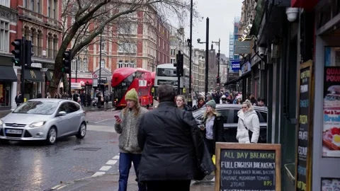 Typical London West side street view at ... | Stock Video | Pond5