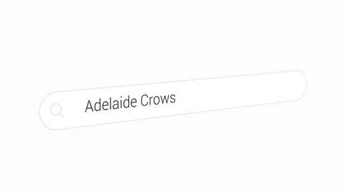 Typing Adelaide Crows In Computer Search... | Stock Video | Pond5