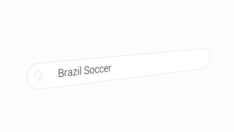 Typing Brazil Soccer on the Search Box | Stock Video | Pond5
