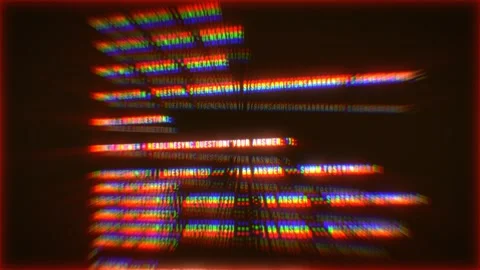 Typing a digital code by a programmer in... | Stock Video | Pond5