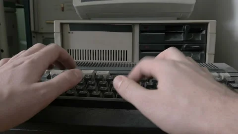 Old Computer Stock Footage ~ Royalty Free Stock Videos | Pond5