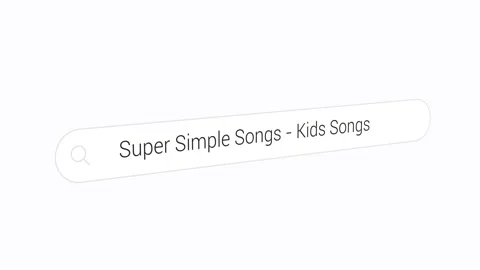 Typing Super Simple Songs - Kids Songs I... | Stock Video | Pond5