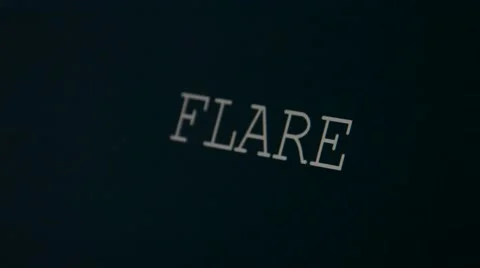 Flare Word Stock Video Footage | Royalty Free Flare Word Videos | Pond5