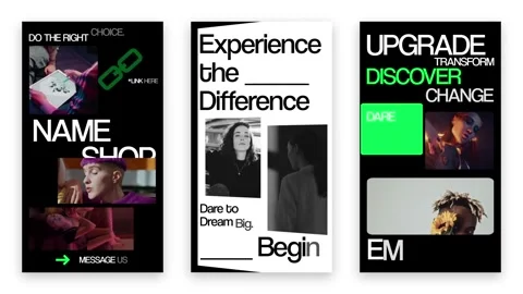 Typo Stories ~ After Effects Template #278280888 | Pond5