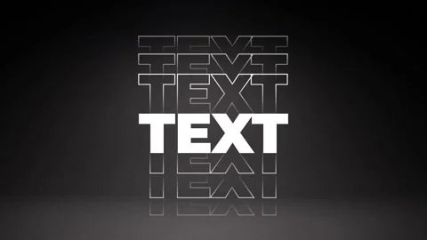 Typography 3D Text Animations ~ After Effects #162698870