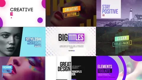 Typography Pack ~ After Effects Template #159073776 | Pond5