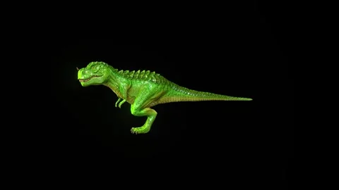 Tyrannosaurus Rex stand animation 3D Ren... | Stock Video | Pond5