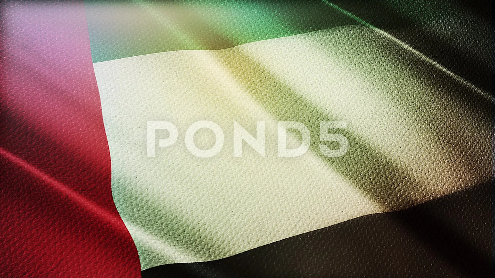 Uae Flag 3d Animation