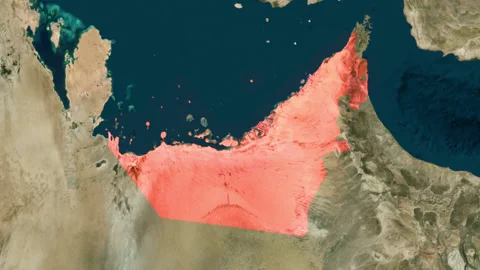 Uae Map Stock Footage ~ Royalty Free Stock Videos | Pond5