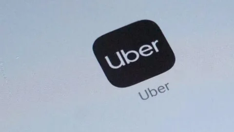 Uber App Icon Launching On Smartphone Sc... | Stock Video | Pond5