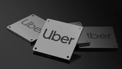 Uber logo International 3D Signal Moving... | Stock Video | Pond5