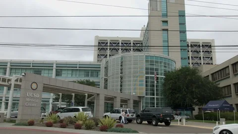 UCSD Hospital Front Entrance | Stock Video | Pond5