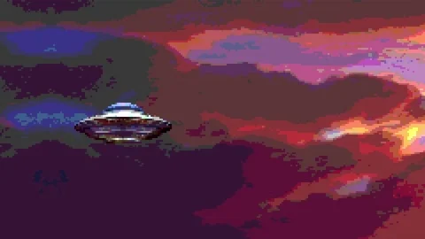 Ufo background animation | Stock Video | Pond5