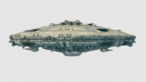 UFO Flying Side View | Stock Video | Pond5