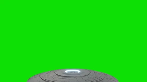 UFO transition on green screen. Alien fl... | Stock Video | Pond5
