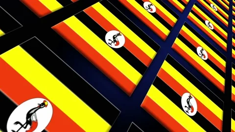 Uganda Flag Animated Background 3d Anima... | Stock Video | Pond5