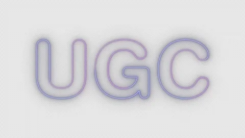 ugc neon effects, text animation on tran... | Stock Video | Pond5