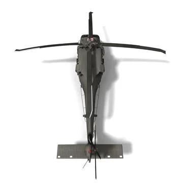 3D Model: UH-60L Blackhawk MEDEVAC with nice interior #91529391