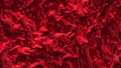UHD 3D animation of the red glossy cloth... | Stock Video | Pond5