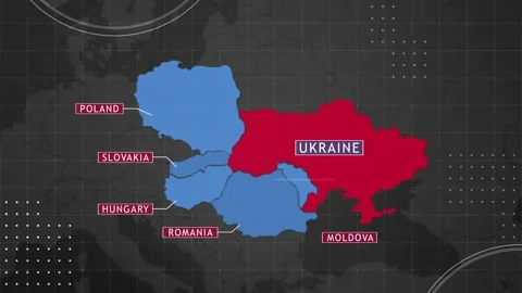 UKRAINE Neighbors, Russia - Ukraine War,... | Stock Video | Pond5