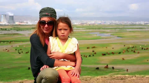 Mongol Girls Stock Footage ~ Royalty Free Stock Videos | Pond5