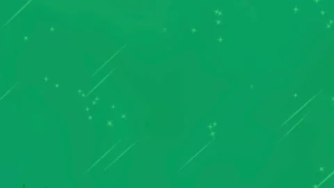 Ultimate Shooting Stars Green Screen Per... | Stock Video | Pond5