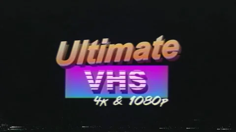 Ultimate VHS Pack ~ After Effects Project #295091642 | Pond5