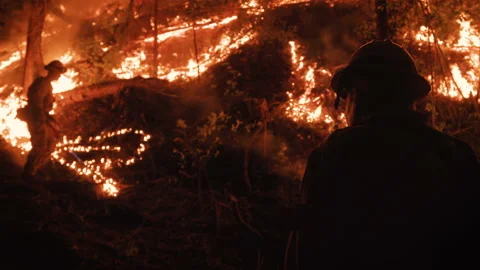 Firefighters Setting Stock Video Footage | Royalty Free Firefighters ...