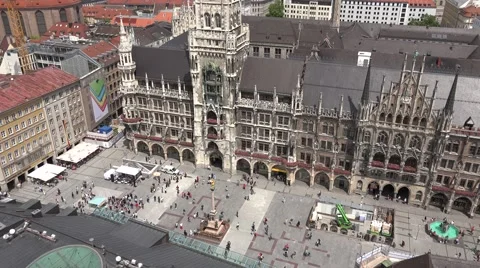 ULTRA HD 4K Aerial view tourist people v... | Stock Video | Pond5