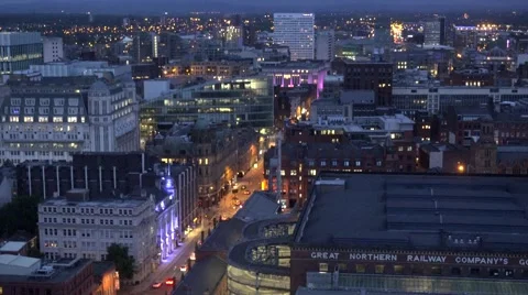 ULTRA HD 4K Timelapse Manchester city sk... | Stock Video | Pond5